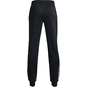 Under Armour Boys Brawler 2.0 Tapered Pants , Black (001)/White , Large
