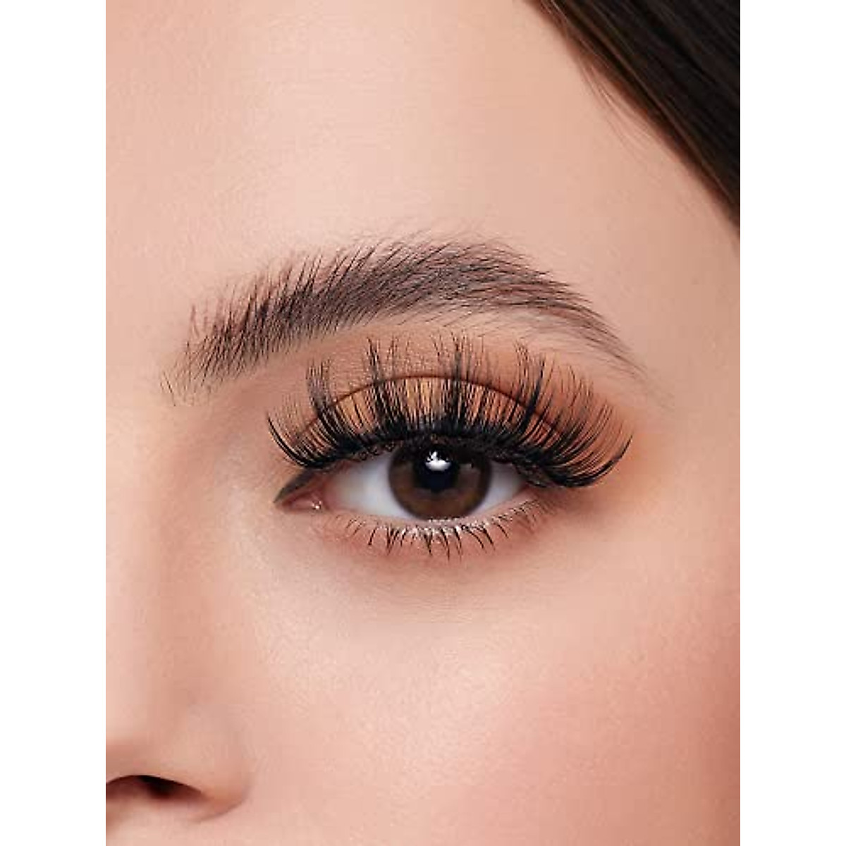 beautykaisen 8Pair 3D False Eyelashes Cross Fluffy Natural Look PACK Volume Fluffy Natural Faux Mink Lashes(3D999 DRAK PINK) 8pair-3D999 8pair-3D999 0