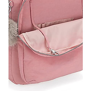 Kipling Women's Seoul 15" Laptop Backpack, Durable, Roomy with Padded Shoulder Straps, Bridal Rose, One Size