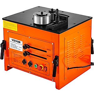 VEVOR Hydraulic Rebar Bender, 3000 Wattage Electric Rebar Bender, 1-1/4'' / 32 mm #10 Grade 60 Max Rebar Diameter, Rebar Steel Bender Machine, Bending Machine for Bending Rebar, Steel Bar, Steel Rod
