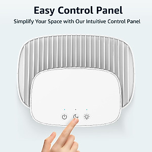 Dehumidifier,95 OZ Water Tank, 850 sq. ft, Quiet Dehumidifier for Basement, Bathroom, RV, Closet, Bedroom with Auto Shut Off, Sleep Mode,7 Colors LED Light, Dehumidifiers for Home,White