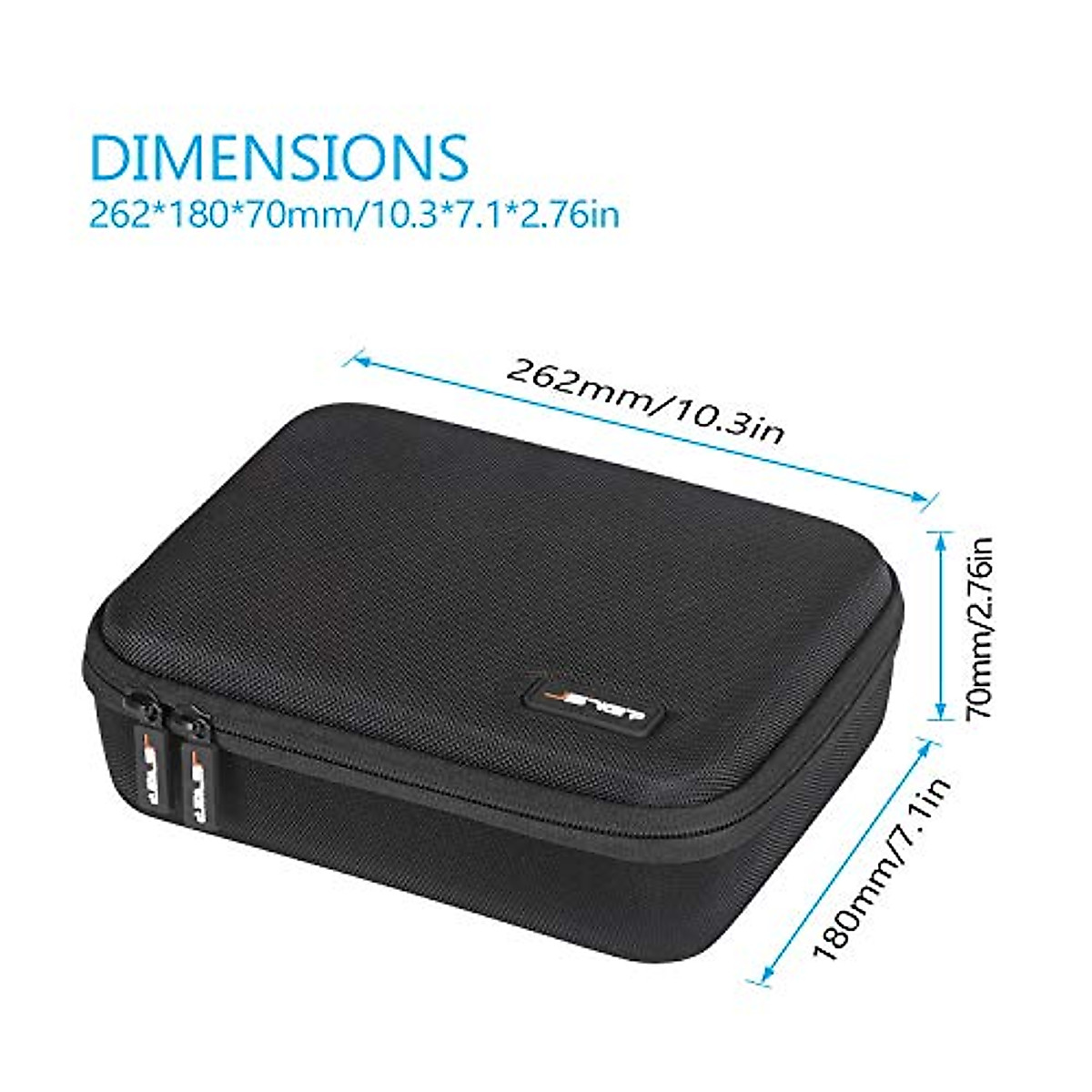 JSVER Carrying Case for DJI Mini 2 Hard Shell Storage Case for Mavic Mini 2/ Mini 2 SE Drone Remote Comtroller and Other Accessories, with Propeller Protectors and Control Stick Cover