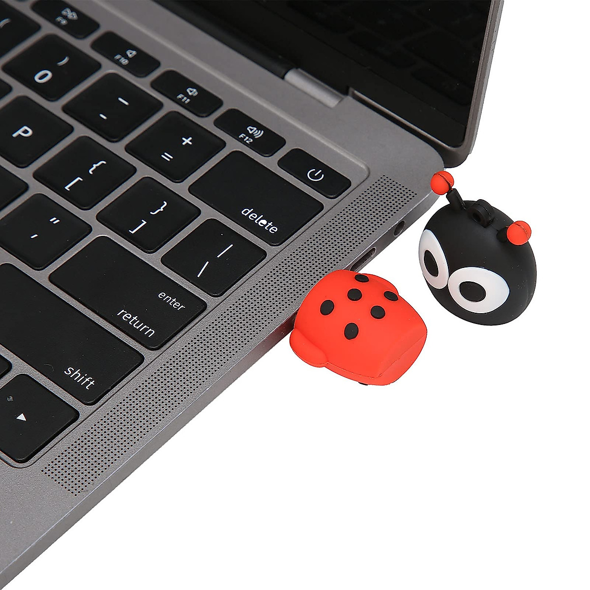 Cartoon Flash Disk Cartoon Ladybug Compatible Optional Stock USB Flash Drives Memory Thumb Stick Pendrive U Disk, for Data Storage Transmission Sharing(64GB)