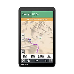 Garmin RV 890, GPS Navigator for RVs with Edge-to-Edge 8” Display, Preloaded Campgrounds, Custom Routing and More (Renewed)