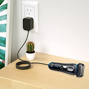 Charger Replacement for Braun Charger,12V Power Cord Compatible with Braun Shaver Series 3//7/5/1/9,Razor 3040s 310s 340S,5190cc 5040s,740S 7865,9290cc 9095cc and more models