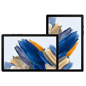 SAMSUNG Galaxy Tab A8 2022 WiFi 10.5 inch 7040 mAh 8MP SM-X200 International Version Dual Camera (w/Fast Car Charger Bundle) (Silver, 32GB+3GB)