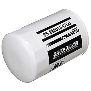 Quicksilver 8M0154760 Oil Filter for Various Marine Engines