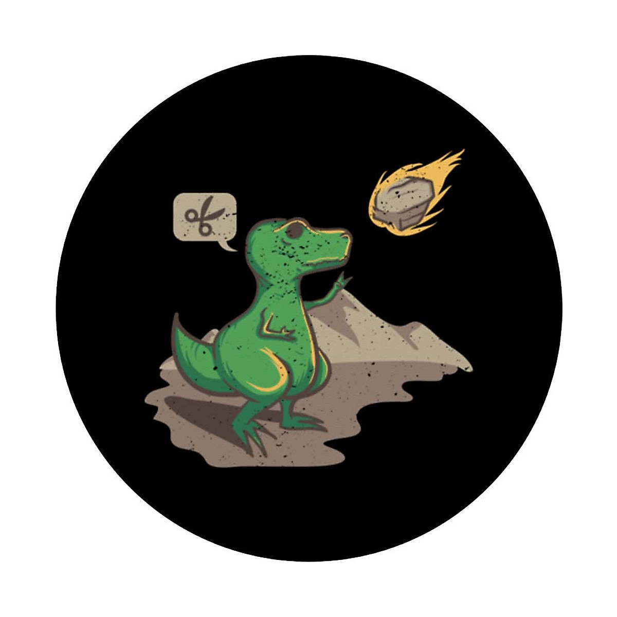 Dinosaur & World Play Rock Paper Scissors Dino Costume PopSockets Swappable PopGrip