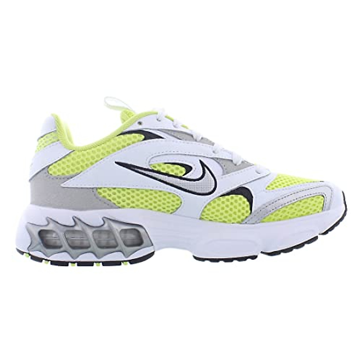 Nike Zoom Air Fire Womens Running Trainers CW3876 Sneakers Shoes (UK 9.5 US 12 EU 44.5, White Metallic Silver 102)