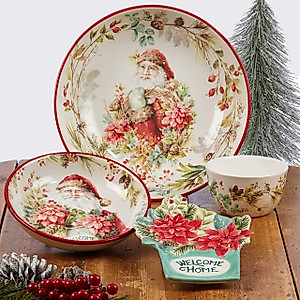 Certified International Christmas Story 22 oz. Ice Cream/Dessert Bowls, Set of 4