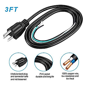 HK Garbage Disposal Air Switch Kit with Power Cord Kit, Sink Top Waste Disposer Stainless Steel On/Off Push 2.5" Button, Aluminum Alloy Power Module, Food Waste Disposals Replacement Parts