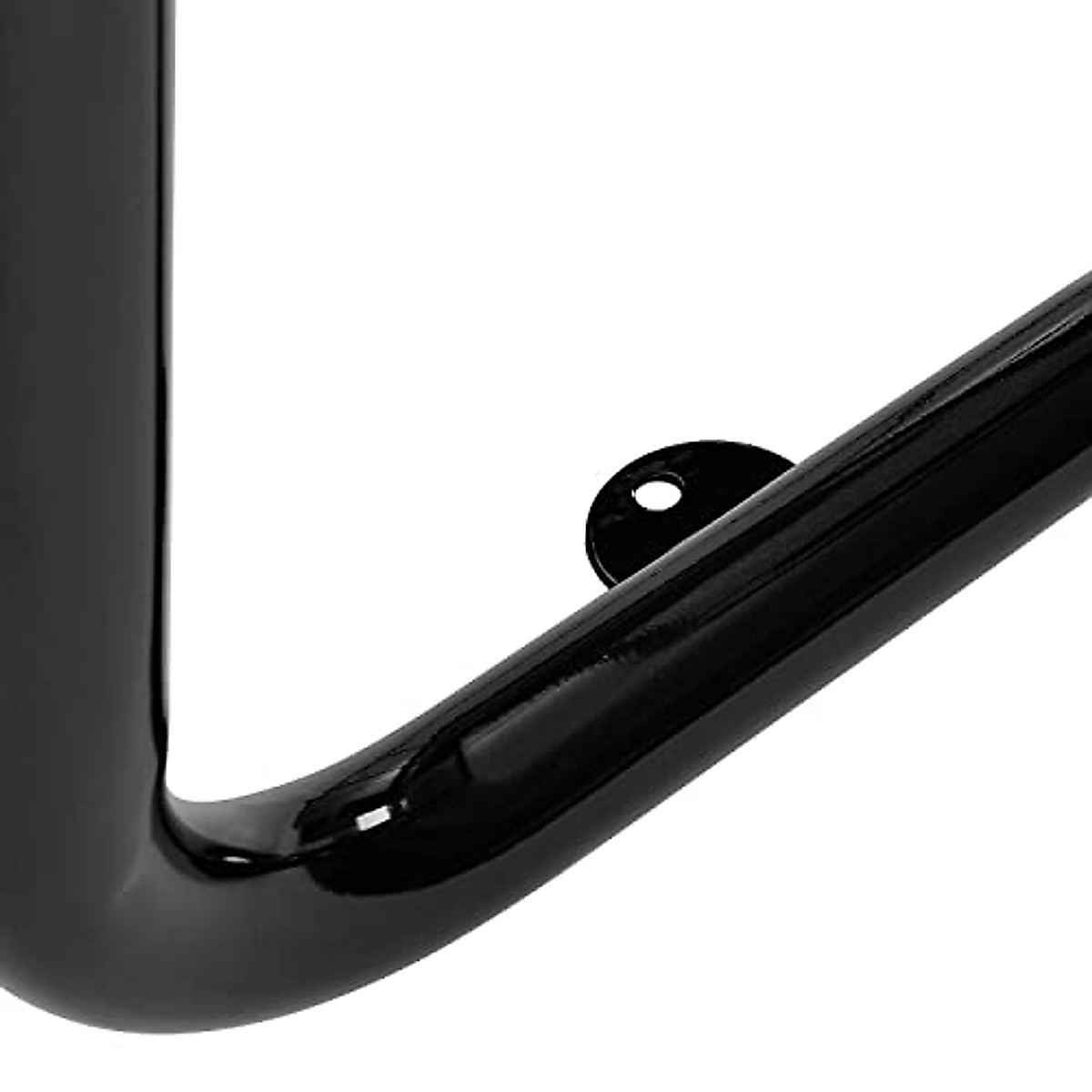 Global Industrial 4 ft. Expanded Metal Rectangular Outdoor Steel Picnic Table, Black