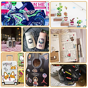 Premium Printable Vinyl Sticker Paper - 50 Matte White Waterproof Decal Paper Sheets for Inkjet Printer Standard Letter Size 8.5"x11"