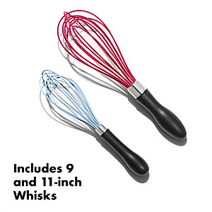 OXO Good Grips 2-Piece Silicone Whisk Set