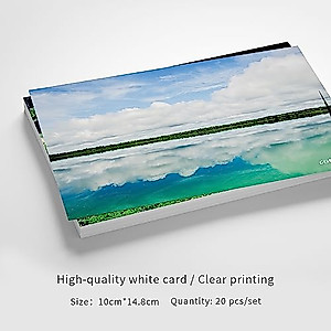 Dear Mapper Guatemala Natural Landscape Postcards Pack 20pc/Set Postcards From Around The World Greeting Cards for Business World Travel Postcard for Mailing Decor Gift