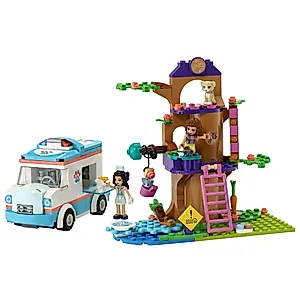 LEGO Friends Vet Clinic Ambulance 41445 Building Kit; Collectible Toy with Ambulance, Rabbit and Kitten Toys, Children’s Vet Kit and Olivia and Emma Mini-Dolls, New 2021 (304 Pieces)