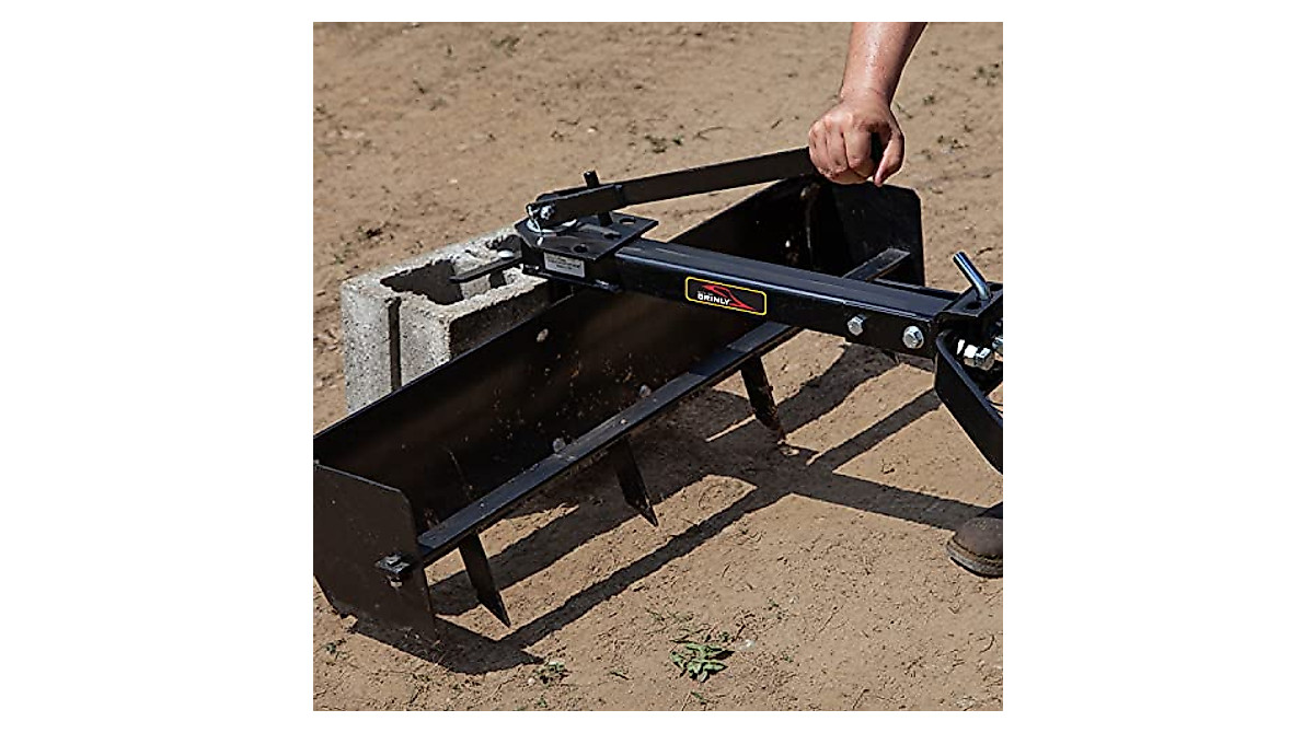 Brinly BS-381-A 38-inch Tow Behind Box Scraper for Yard Projects