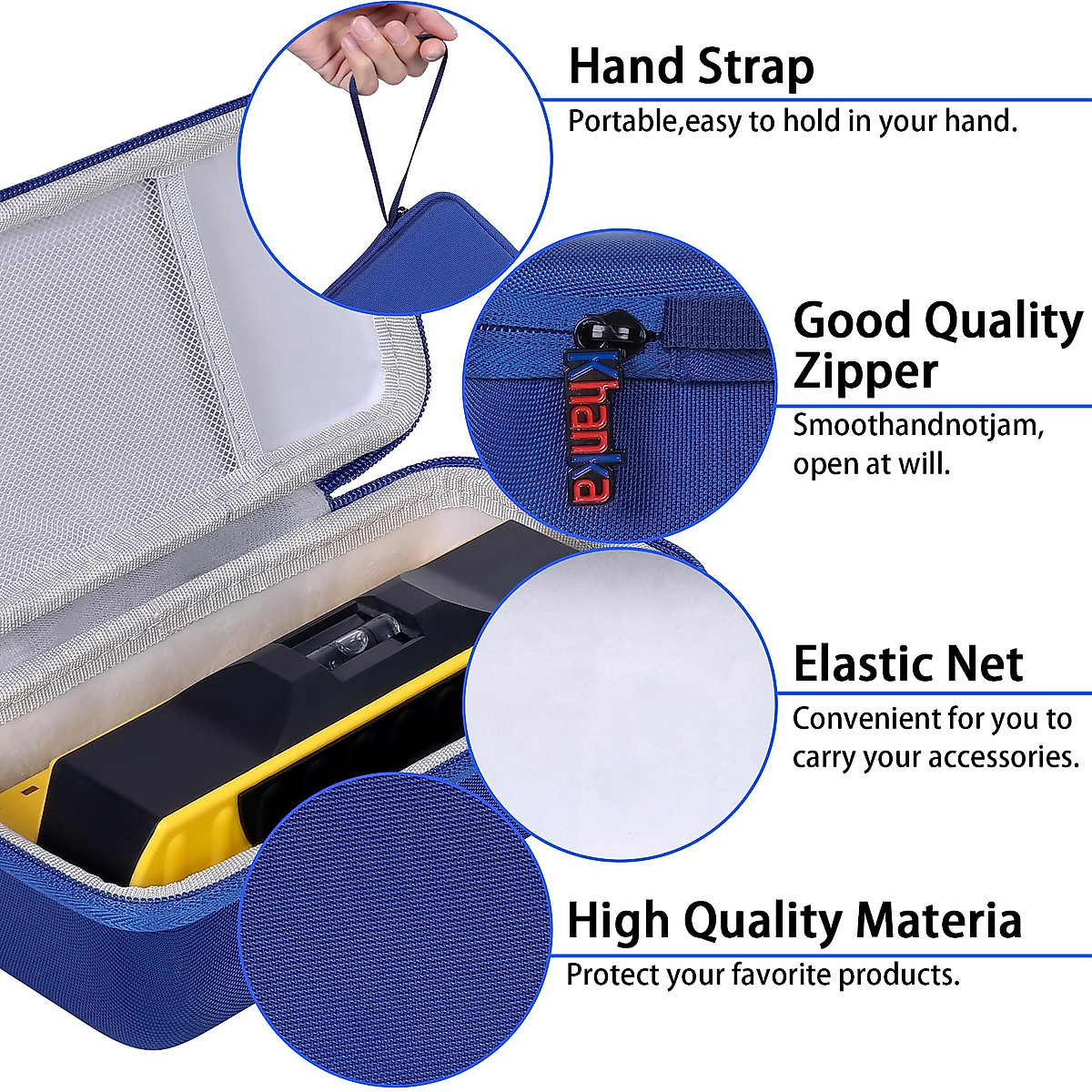 Khanka Hard Travel Case Replacement for Franklin Sensors ProSensor 710 710+ T11 T13 Professional Stud Finder (Blue)