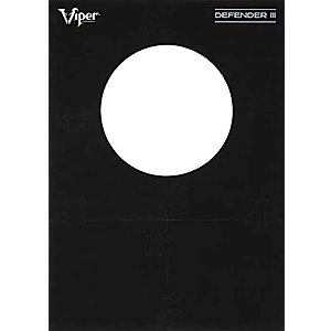 Viper by GLD Products Defender III Extended Length Dartboard Surround Wall Protector, Black, One Size