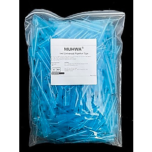 Laboratory 1000μL Lab Liquid Pipette Pipettor Tips, 1ml Pipettor Tips, 500 Pcs/bag
