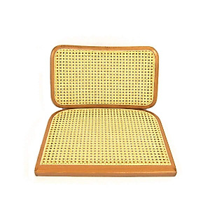 Marcel Breuer Cesca Chair Replacement Cane Seat and Back in Honey Oak - Made in Italy