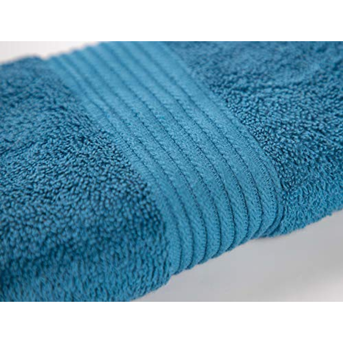 Babiclean Towel Set Absorbent Light Weight and Fast Dry Washcloth Quick Dry Bathroom Hand Towels Durable for Hotel, Spa, Salon and Gym (Hand Towel, Blue)