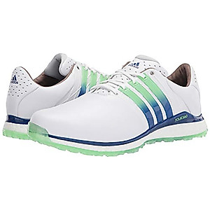 adidas mens Eg4871 Golf Shoe, Ftwr White/ Teal Royal Blue/ Glory Mint, 10 US