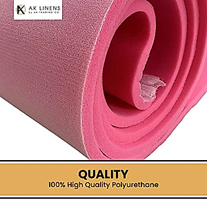 AK TRADING CO. 1/2" Thick-58 Wide Scrim Fabric TS Backed Sew Foam-Perfect for Upholstery, Car Replacement, Boat Seats, Office Furniture, and Much More-by The Yard, 1 Yard