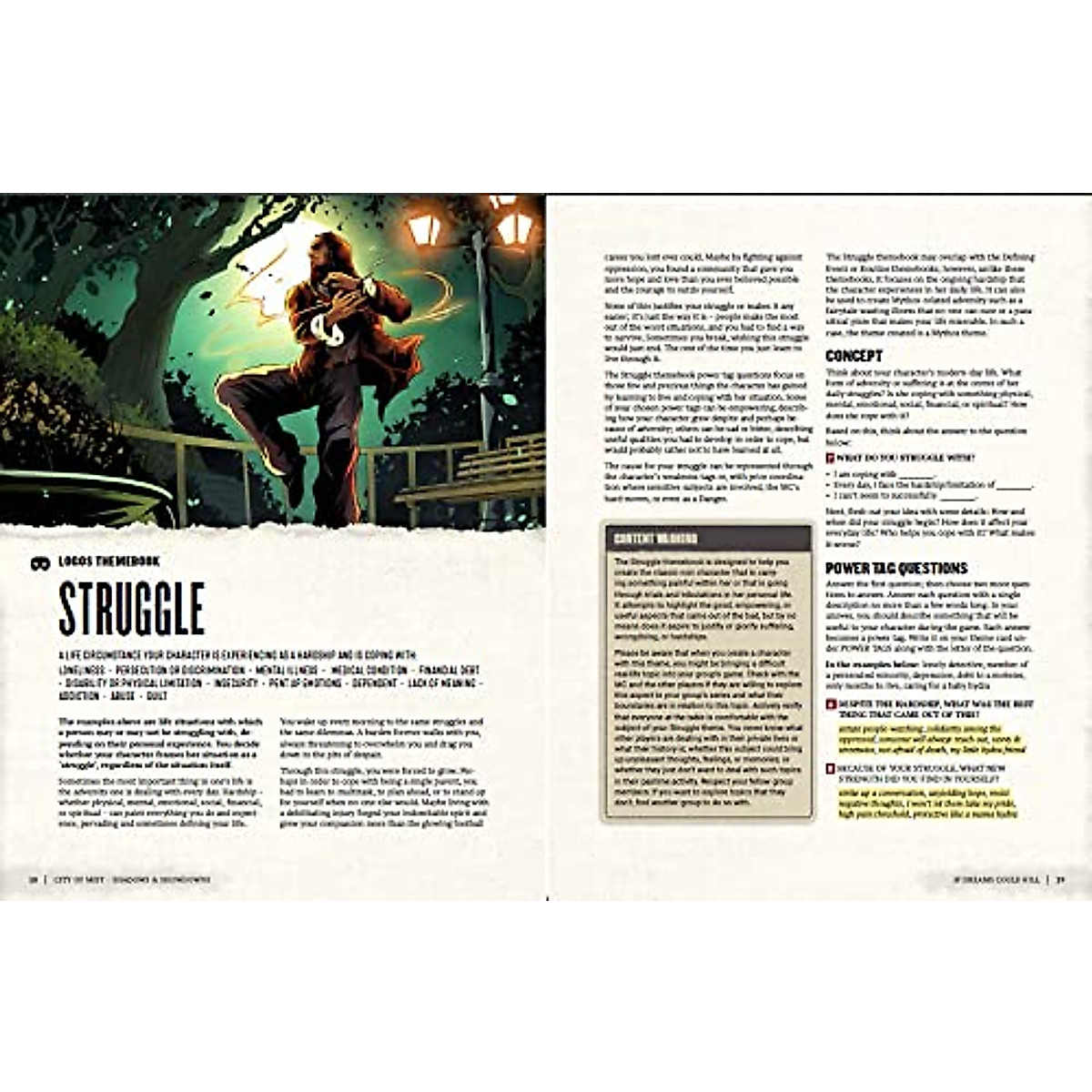 City of Mist RPG - Shadows & Showdowns