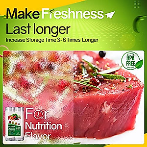 Vacuum Sealer Bags (2 Rolls-11" x 50') for Food Saver Commercial Grade, BPA Free, Heavy Duty Great for vac storage, Meal Prep