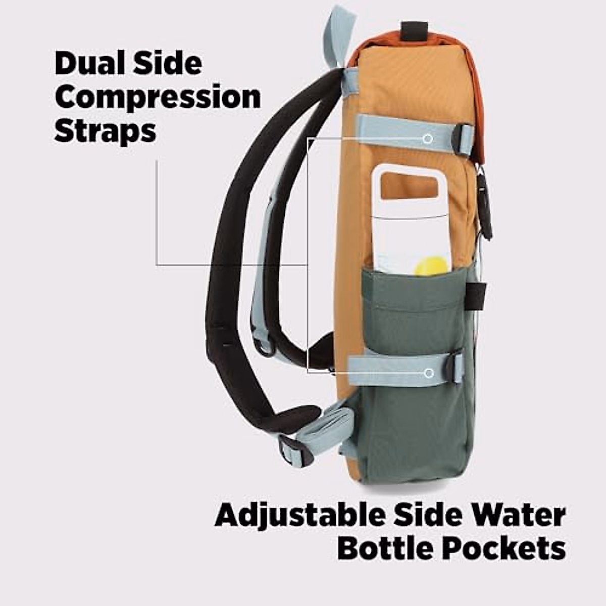 Topo Designs Rover Pack Classic - Khaki/black - One Size