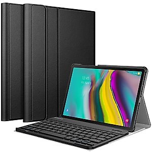 FINTIE Keyboard Case for Samsung Galaxy Tab S5e 10.5 2019 Model SM-T720/T725/T727, Slim Stand Cover w/Detachable Wireless Bluetooth Keyboard, Black