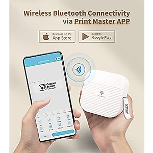 Phomemo Label Maker Machine, D30 Q30 Upgrade Version Q31 Mini Label Maker, Bluetooth Wireless Portabel Label Printer Handheld Thermal Labels Printer with Tape Easy to Use Compatible with iOS/Android