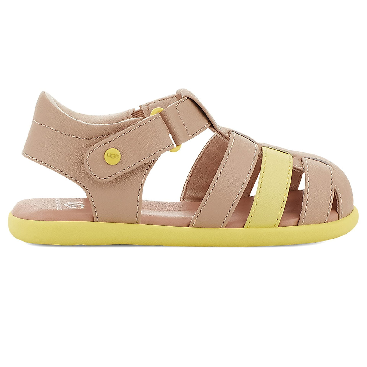 UGG T Kolding Fisherman Sandal, Driftwood, 12 US Unisex Little Kid