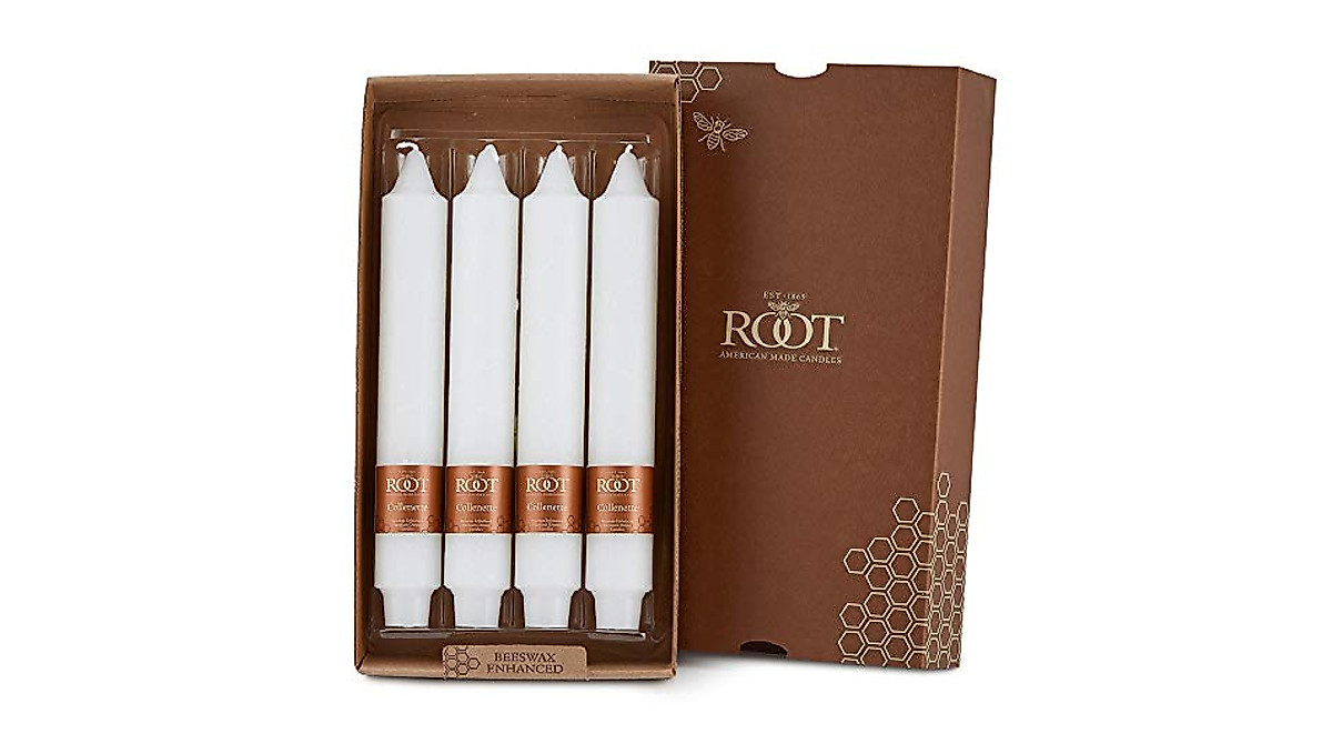 Root Candles Timberline 9-Inch Dinner Candles - 4 Pack