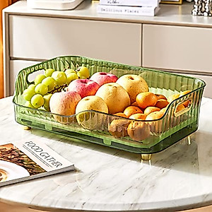 FOCUS FINEST Dish Drying Rack, Dish Drainer for Kitchen Counter with Drainboard and Utensil Holder, Rustproof PET Use to Last