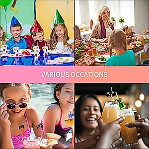 24 PCS Reusable Gamepad Drinking Straws Plastic Straws for Kids Straws for Video Games Themed Party Decoration Supplies Birthday Party Favors (Gamepad, 24)