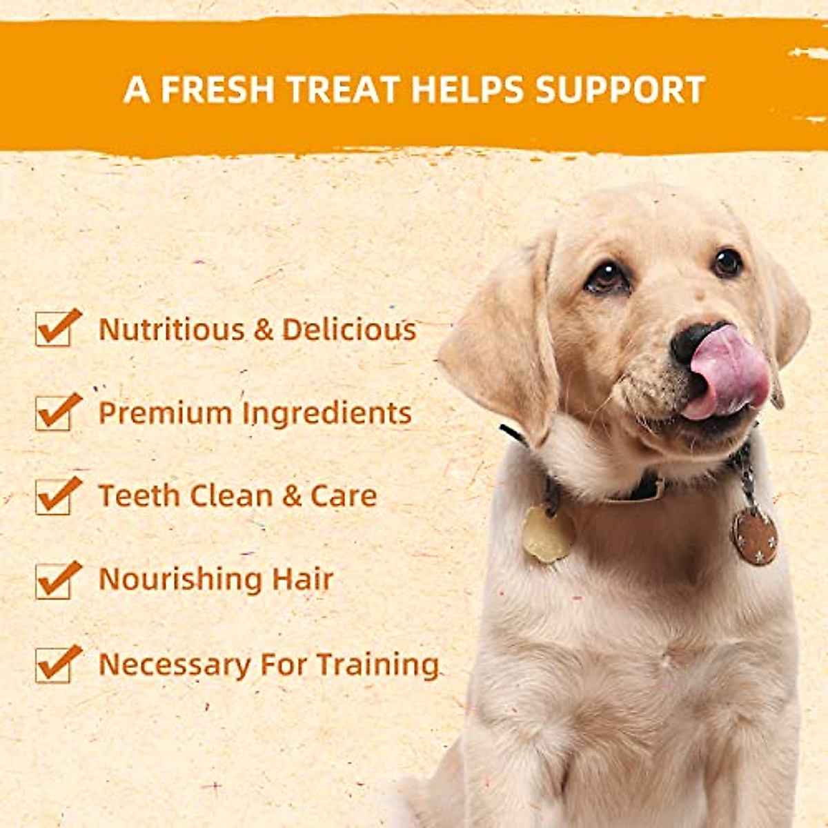 Jungle Calling Dog Treats Chicken Jerky Training Treats, Slow Roasted Snacks for Medium and Large Dogs Chewy Treats 10.6Ounce (Chicken Fillet)