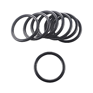 (8 Pack) O-Ring Fits Plunger O-Rings for T&S Brass 010389-45 Plunger Rubber O-Ring for 3-Tier Sink Wastewater Drain Valve Twist Rubber Stopper Oring