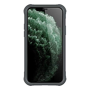 BALLISTIC Tough Jacket Series Case for iPhone 11 Pro Max 6.5‘’ with 2 Sets B-Labs Corners, Heavy Duty Military Grade Rugged Shockproof Case-Gray