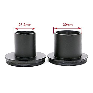 VAKUUM Lab Microscope Slides Microscope Camera Adapters M42 to 23.2mm 30mm Thread Adapter Microscope Eyepiece SLR Camera Transfer Extension Tube Microscope Parts (Size : 1PC M42 to 23.2mm)