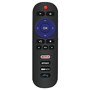 RC280 Replace Remote Control Applicable for TCL Roku TV 55S405 40S3800 50UP120 65S401 32S301 32S850 32S3700 32S3750 43FP110 43UP120 48FS3700 48FS3750 50FS3850 28S3750 32S3800 32S3850 32S3850A 32S3850B