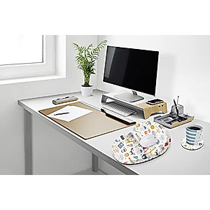 Ergonomic Mouse Pad Wrist Support Carpal Tunnel Mouse Pads Animals Memory Foam Mouse Mat with Non-Slip Rubber Pretty Mouse Pads for Computers Laptop Gaming Office Home