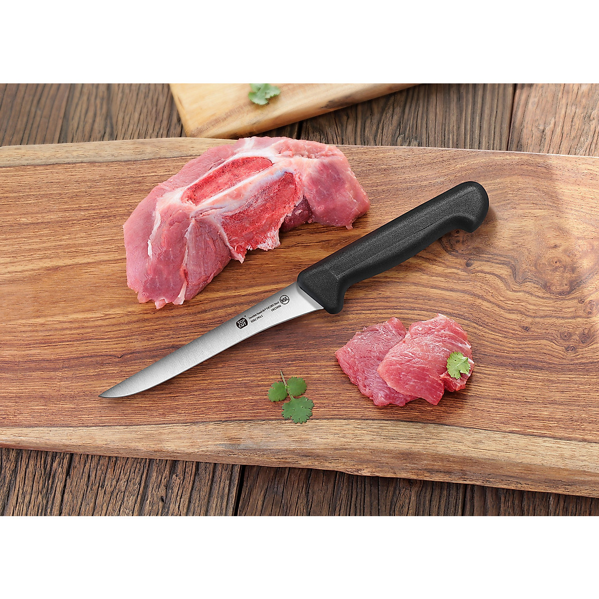 Top Cut by Cangshan | P2 Series 1022056 Swedish Sandvik 14C28N Steel Boning Knife, 6-Inch