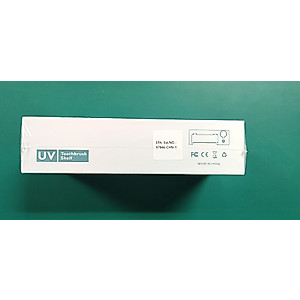 StarWin UV Toothbrush Cleaner, Timer Function, Rechargeable Tooth Brush Holder Wall-Mounted for Bathroom, No Drilling, 4 Slots