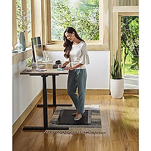 Realspace® Magellan 60"W Pneumatic Height-Adjustable Standing Desk, Gray