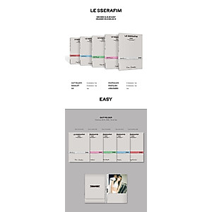 Dreamus LE SSERAFIM - 3rd Mini Album EASY Compact version CD (HUH YUN JIN ver.), SCM0353r