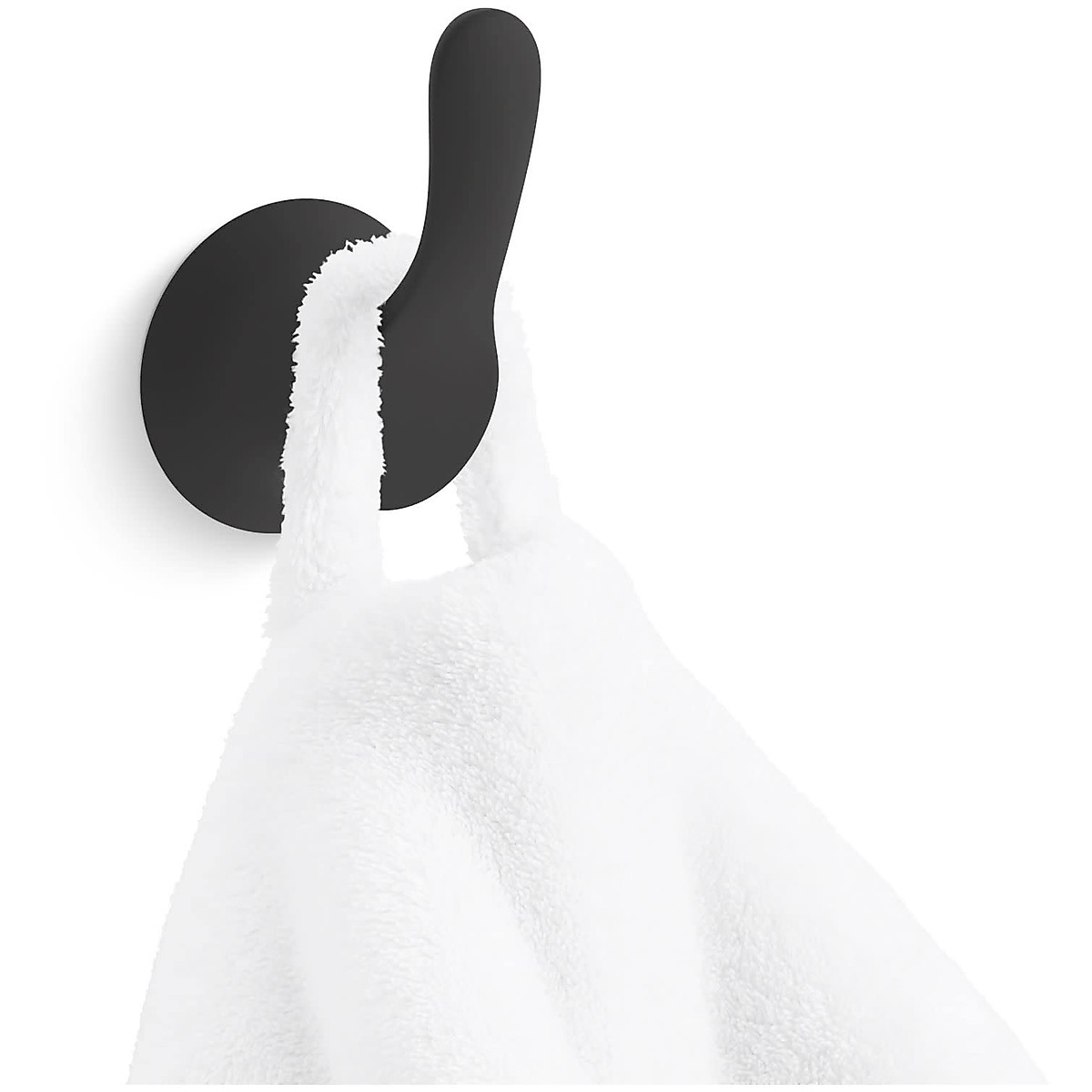 KOHLER 27395-BL SIMPLICE Single Robe Hook, Matte Black