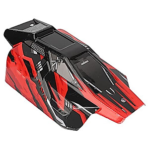 Tnfeeon RC Car Shell, Accessory PVC Car Toy Body Shell for SCY 16201PRO 1/16 RC Cars (Red)