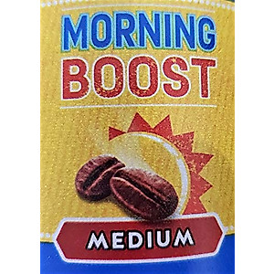 Maxwell House Morning Boost Medium Roast Ground Coffee with a Boost of Caffeine (26.7 oz Canister)